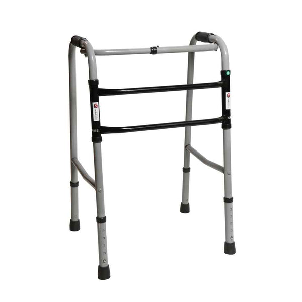 MHL 2018 - Walker with double bar and powder coated MS frame – Hero Eco Med