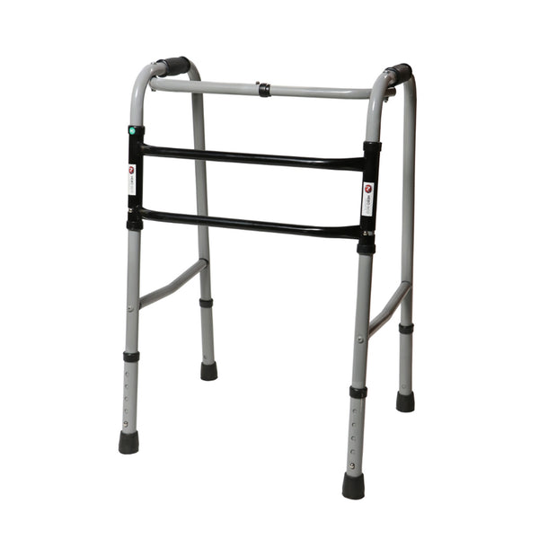 MHL 2018 - Walker with double bar and powder coated MS frame – Hero Eco Med